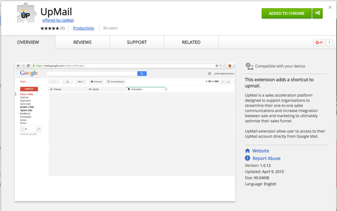Gmail Integration - UpMail Solutions